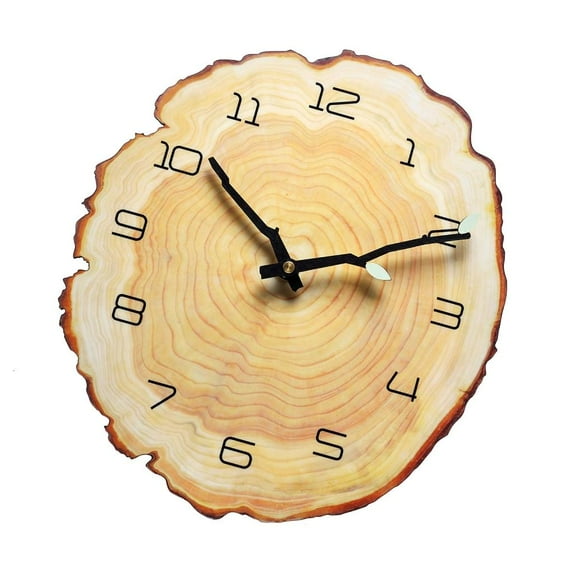 Silents None-Ticking Clock Decorative Clock Battery Operated Wall Clock ...
