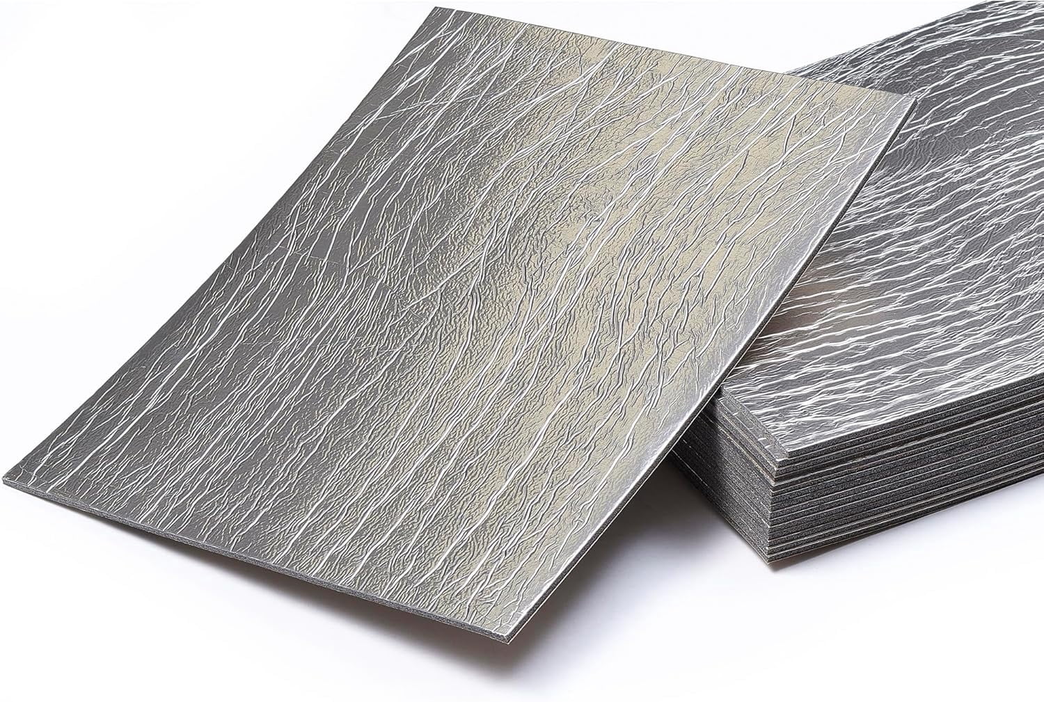 Siless Liner 157 mil (4 mm) 51 sqft Aluminum Foil Finish Car Sound ...