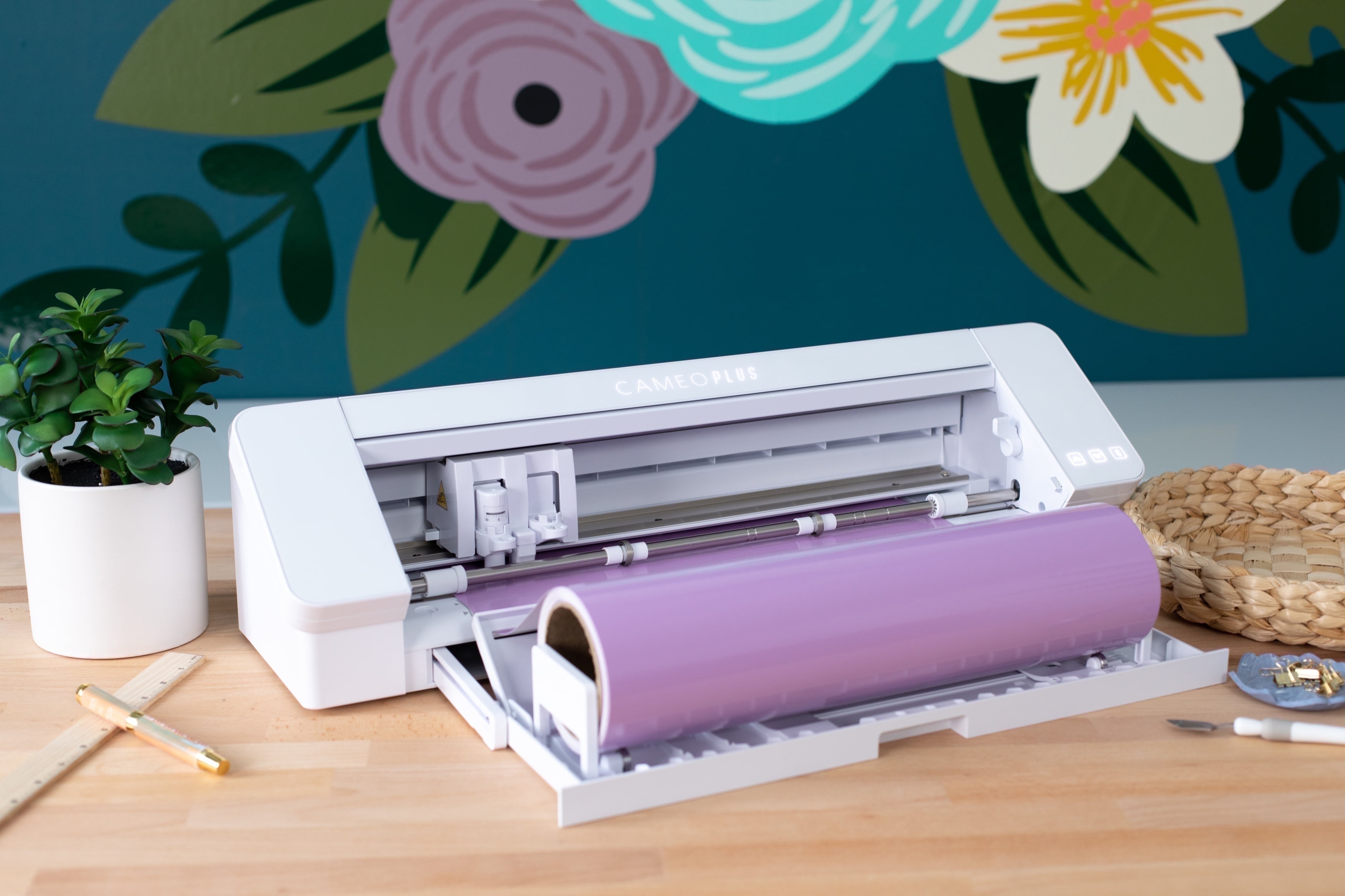 Silhouette Cameo 4 Plus Cutter - Desktop Machine with Roll Feeder ...