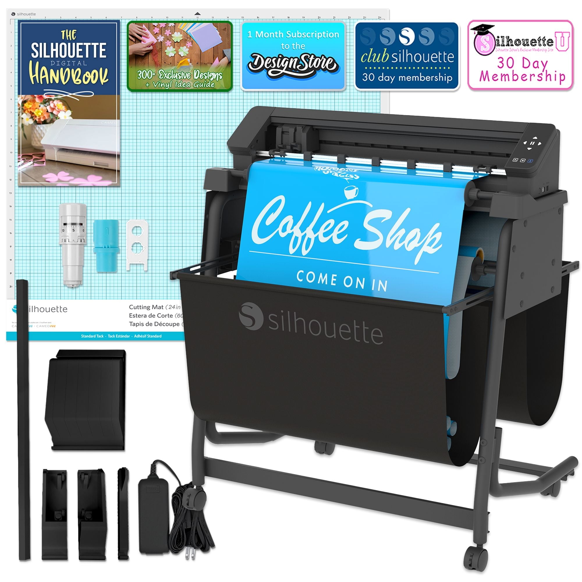 Silhouette Cameo 5 PRO MK-II 24in Vinyl Cutter with Stand & Catch ...