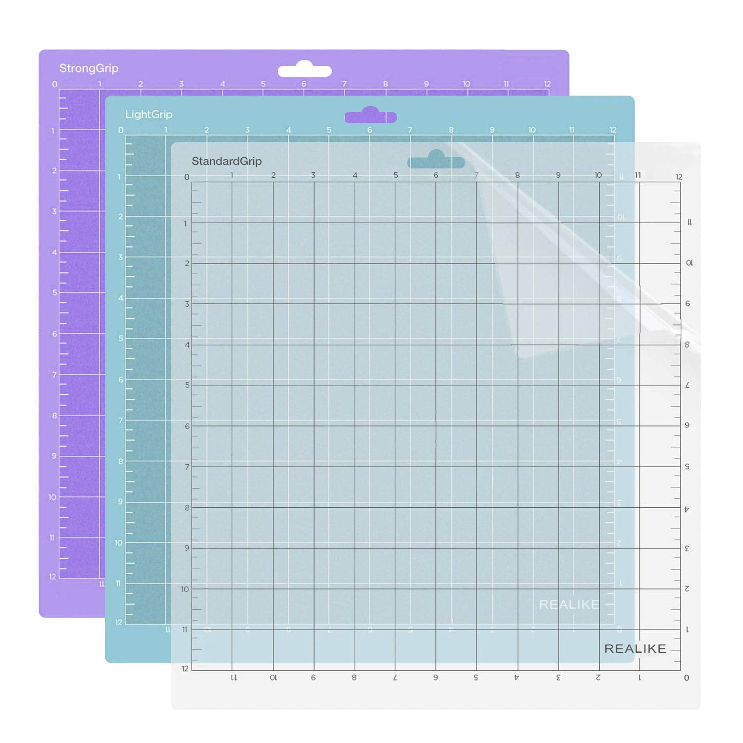 Silhouette Cameo Cutting Mat 12x12 Inch, 3-Pack Standard Light Strong ...