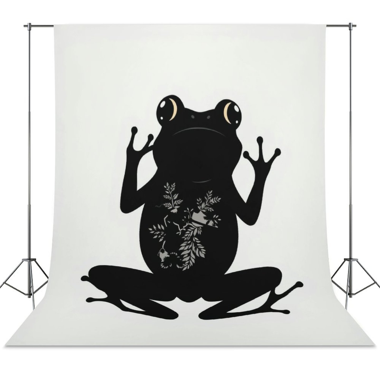 Silhouette Frog Design Photography Backdrops Adult Photostudio Props ...