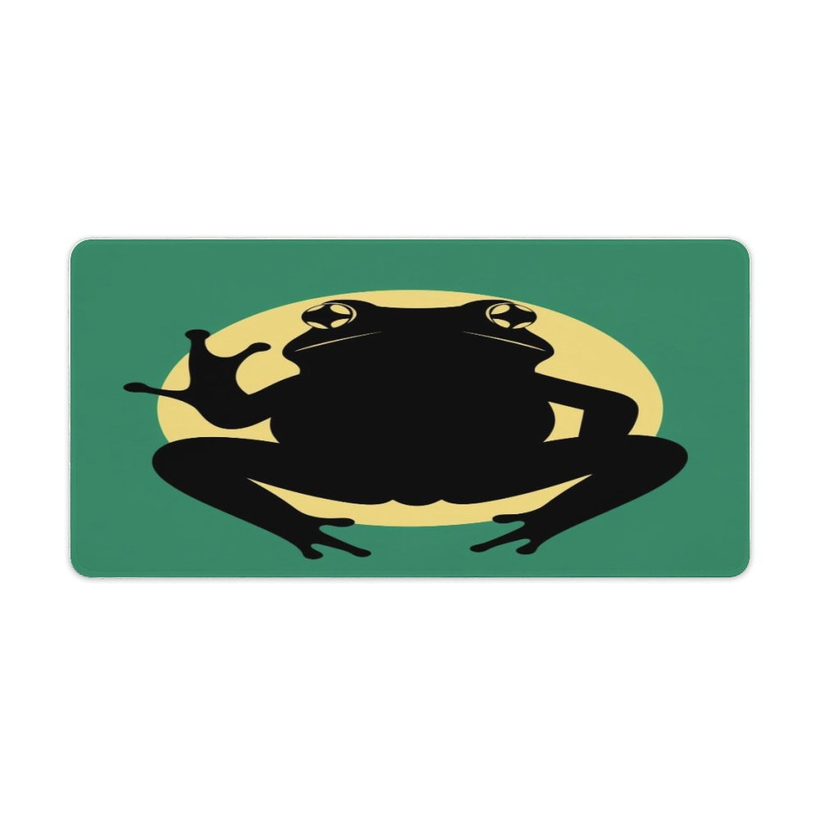 Silhouette Frog Moon Mouse Pad Gamer Computer Accessories Keyboard ...