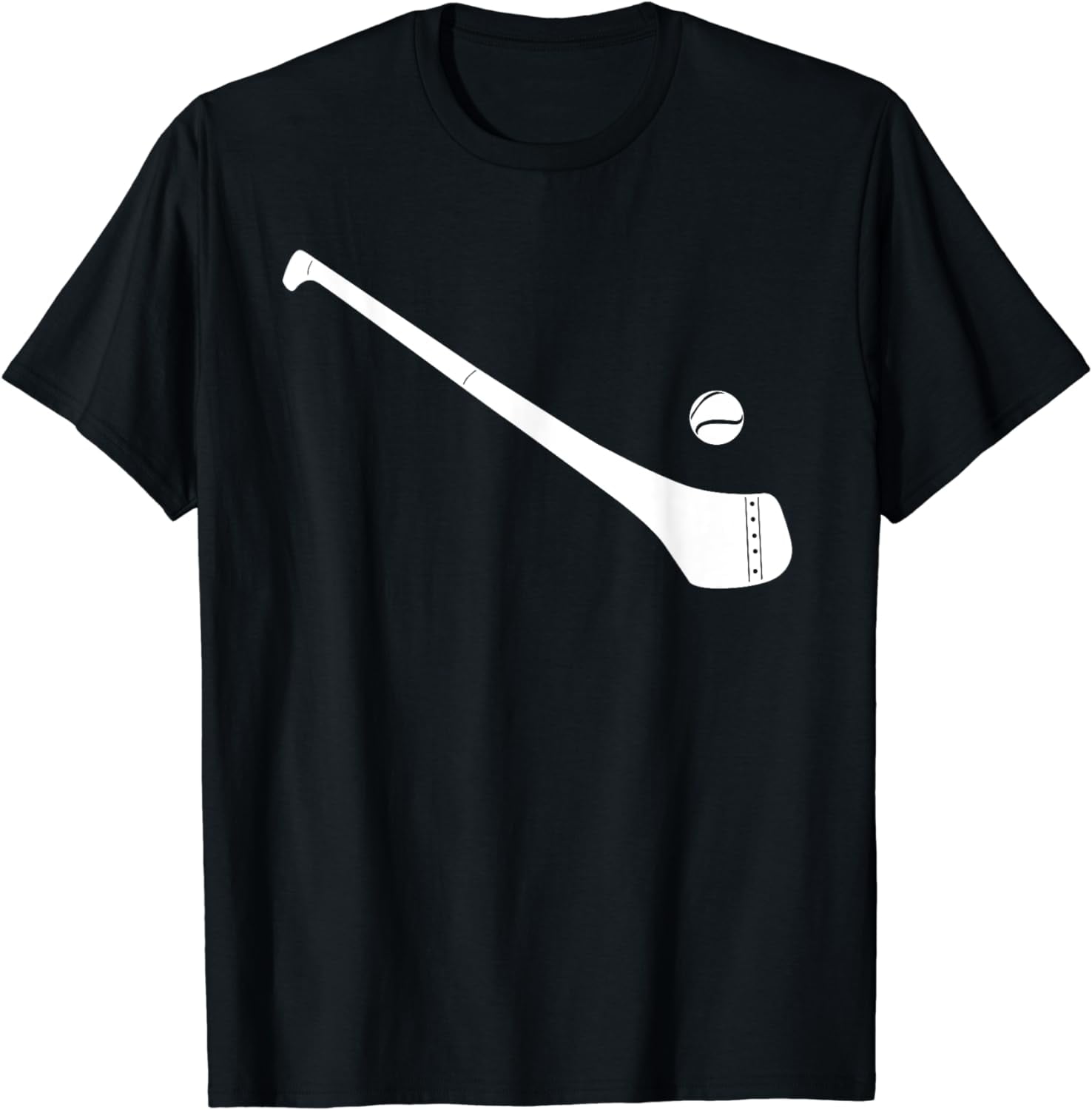 Silhouette Hurling Stick And Ball Hurley Irish Player Lover T-Shirt ...