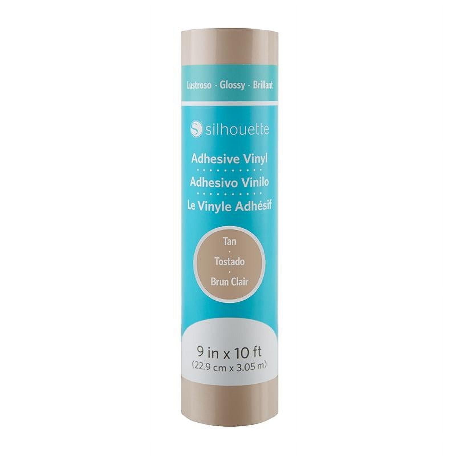 Silhouette Permanent Glossy Vinyl - 9 in. by 10 ft. - Tan - Walmart.com