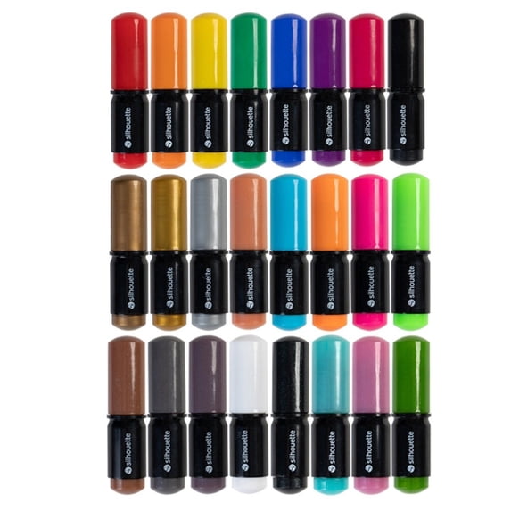 Silhouette Cameo Sketch Pens Starter Kit - Glitter, 2xs the Ink ...