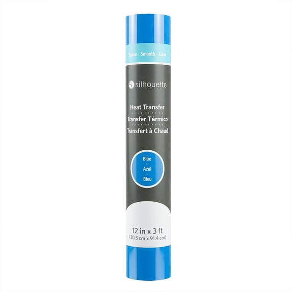 Silhouette Smooth Heat Transfer Material 12"X36"-Blue - Walmart.com