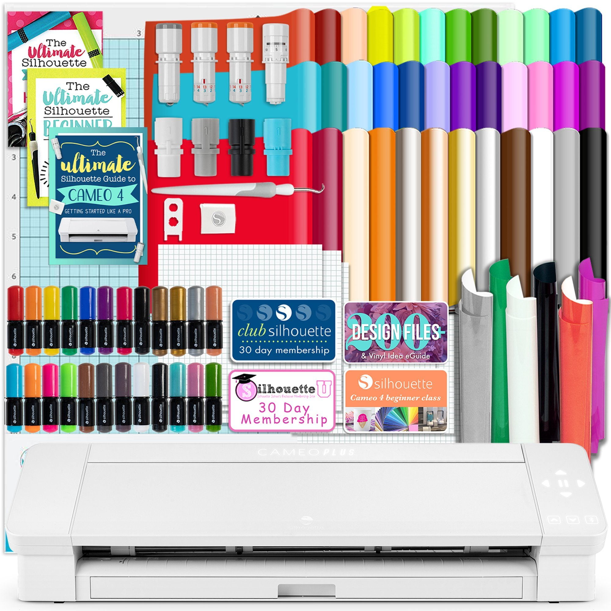 "Silhouette Electronic Cutting Machine - White Cameo 4 PLUS 15"" Craft ...