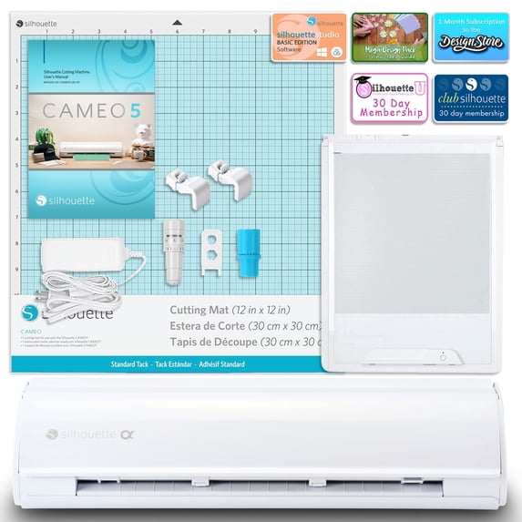 Silhouette Electronic Craft White Cameo 5 Vinyl Cutting Machine with ...