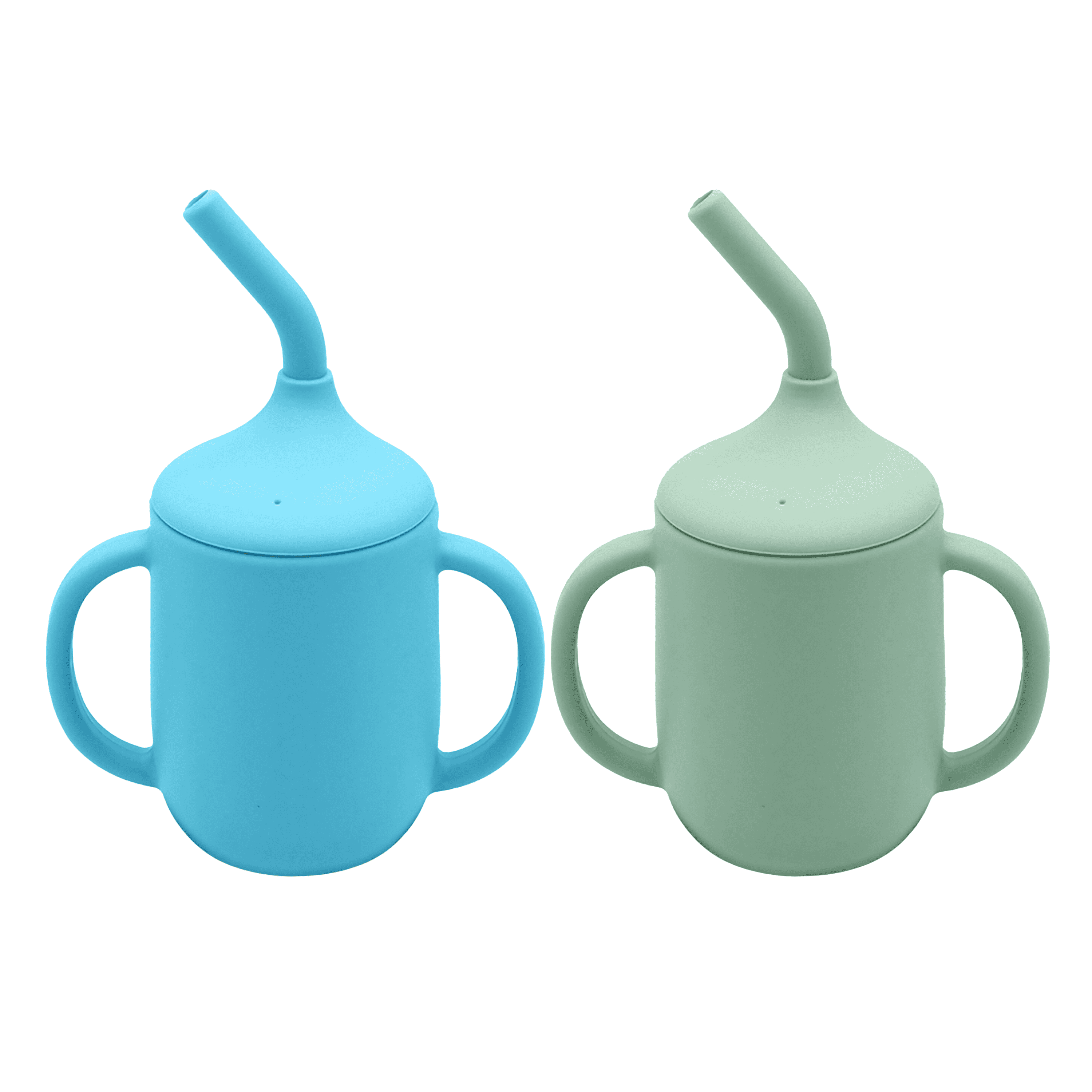 Sili Monster Silicone Sippy Cups with Straws for Babies Unisex 6 ...