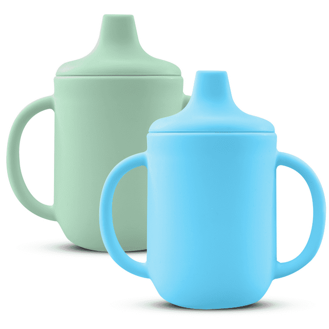 Sili Monster Spill-Proof Silicone Sippy Cups for Babies Unisex 6 ...