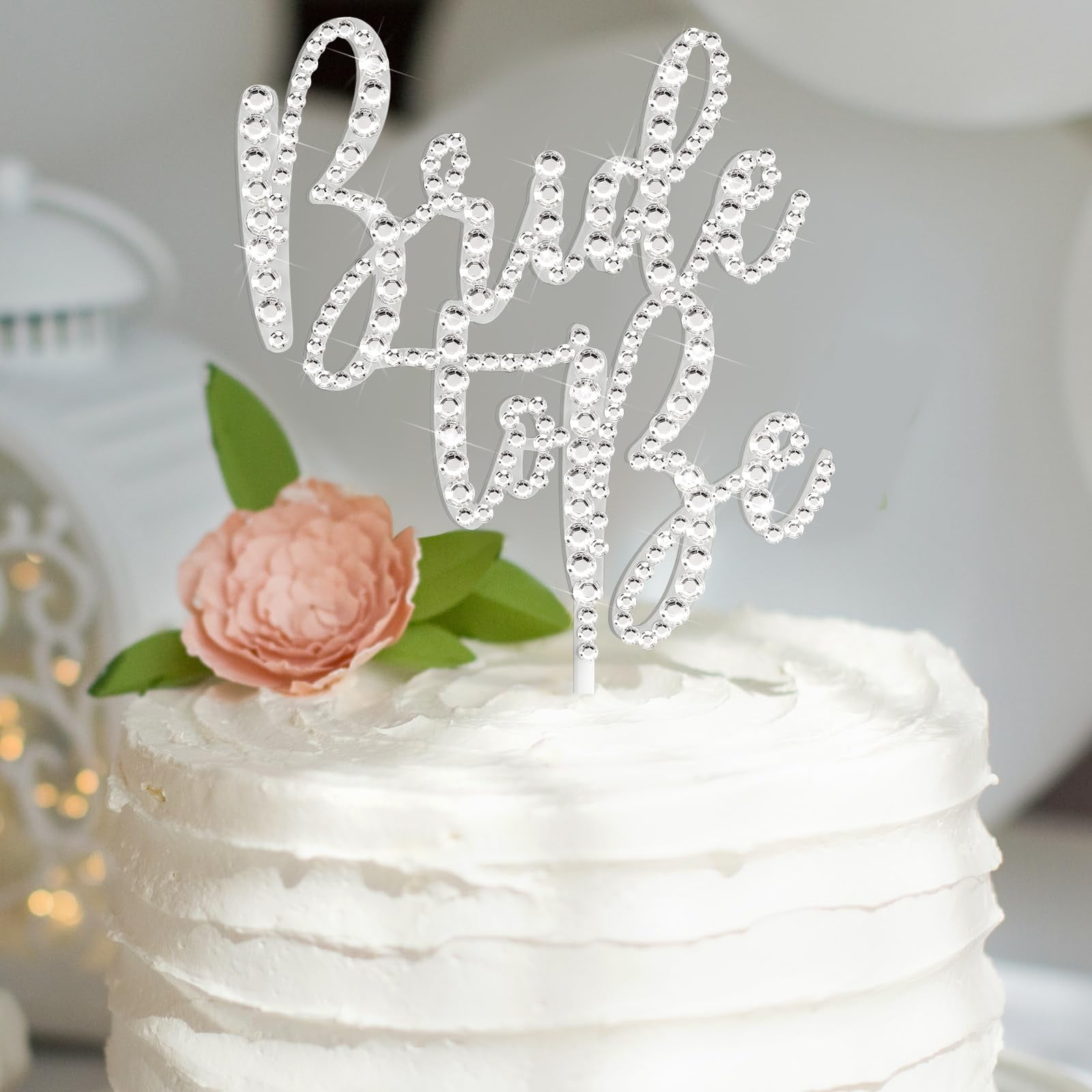 SiliFine Bride toTRDN Be Cake Topper Bling Bridal Shower Cake Topper ...