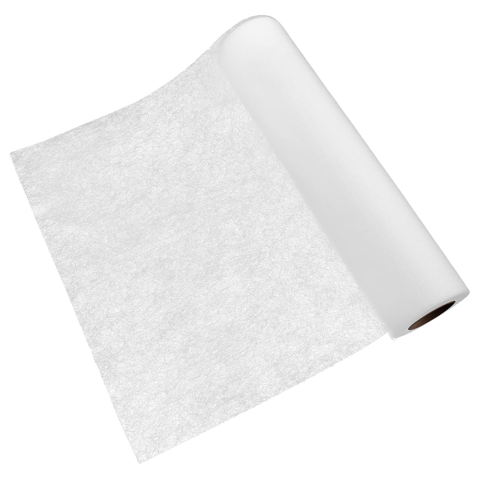 QIFULL Fusible Interfacing White 1 Roll 78.7X11.8X0.04In Non Woven ...