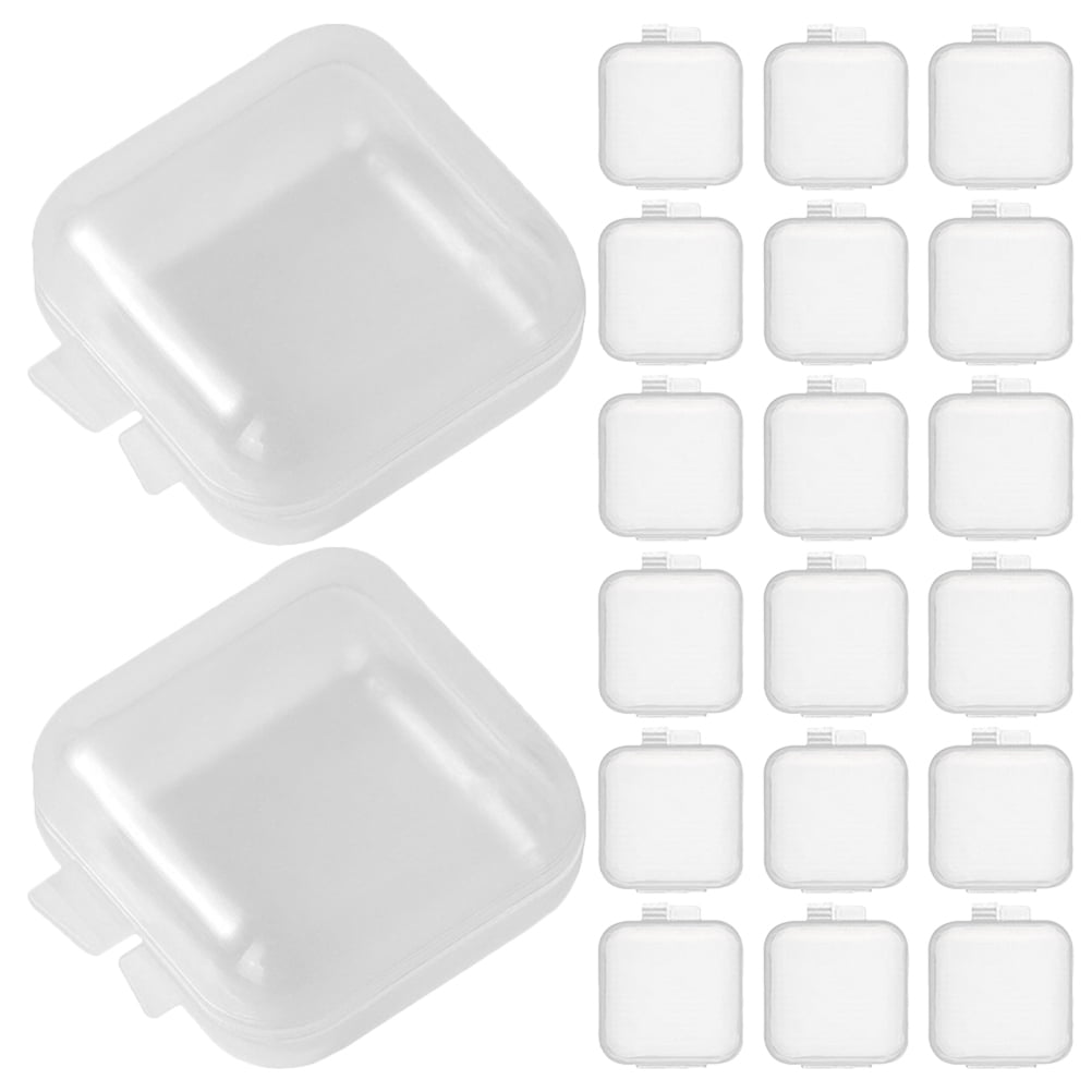 QIFULL Compact Earplug Storage Case Small Items 100pcs 1.4x1.4x0.8in ...