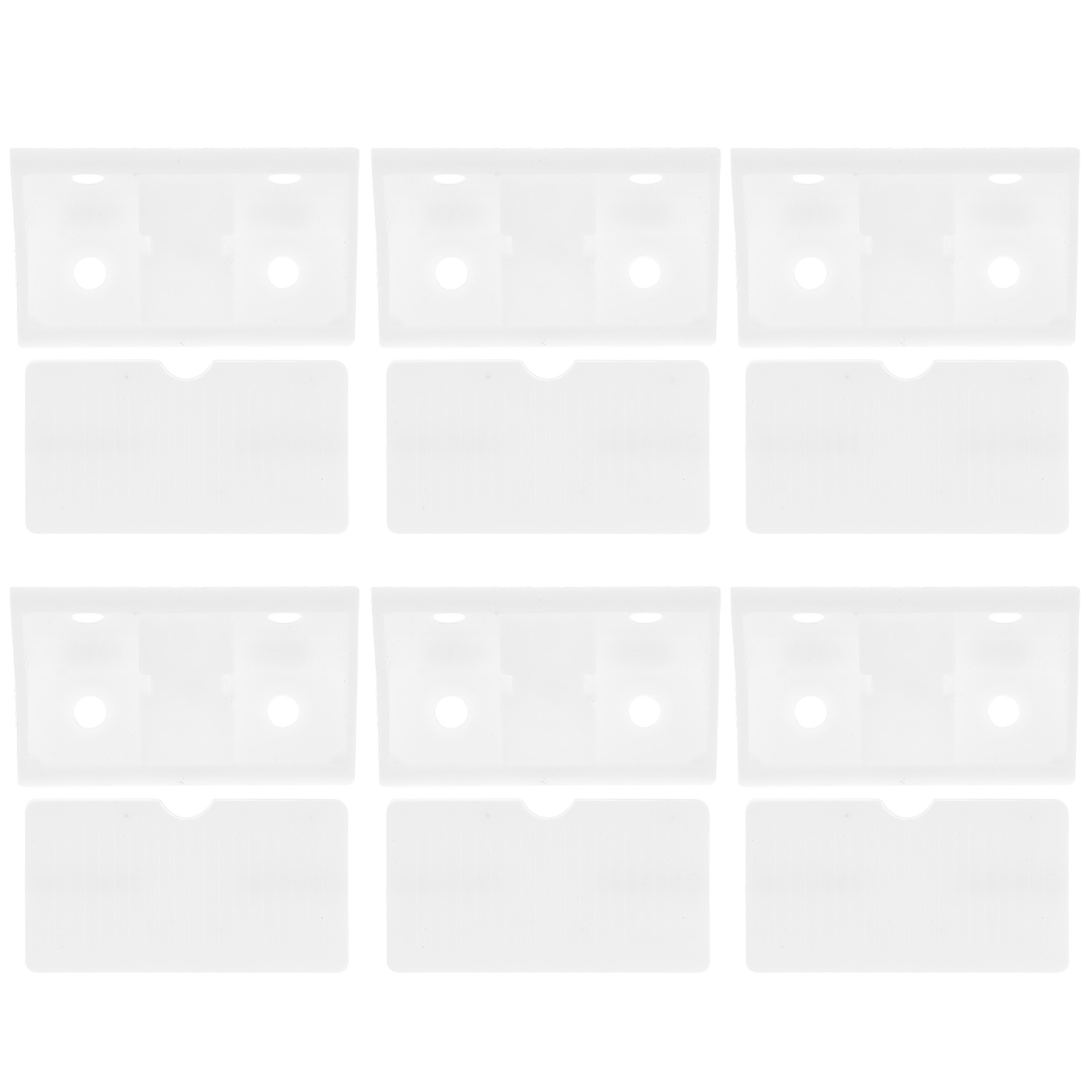 Siliaire 100Pcs Small Angle Brackets L-Shaped Corner Brace For Cabinet ...