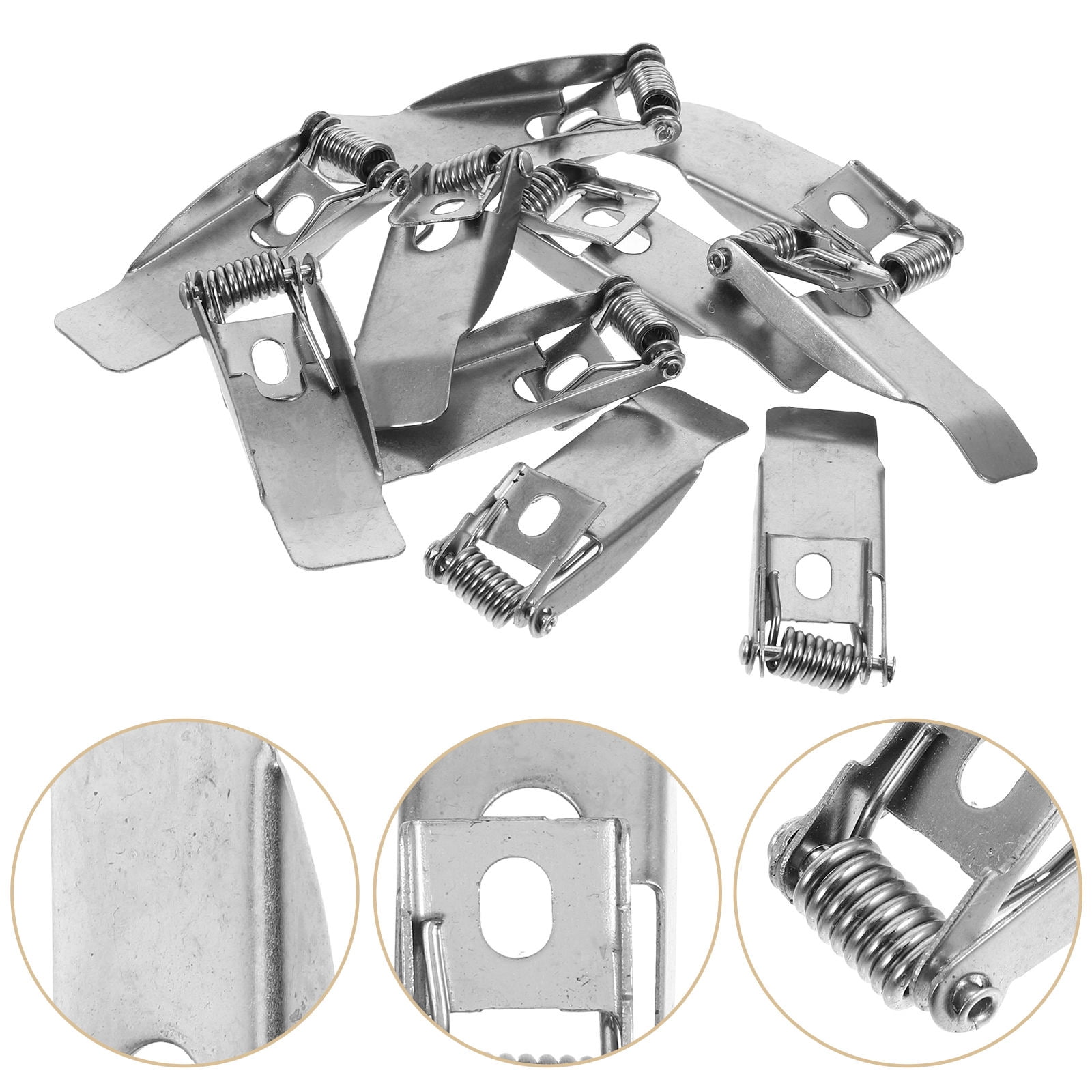QIFULL 10Pcs Versatile Spring Clips for Securing Downlights and ...