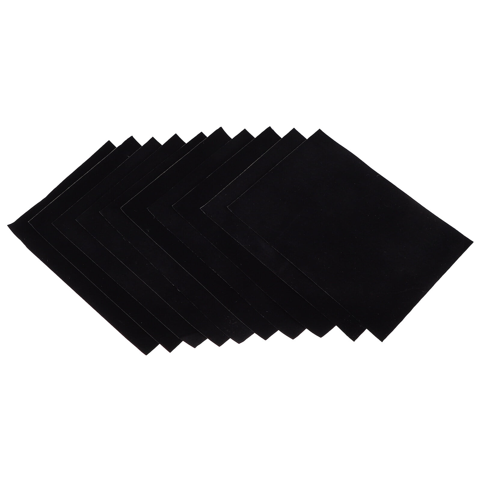 QIFULL Adhesive Flocked Cloth Black 10Pack 11.8x8.3in Lining - Walmart.com