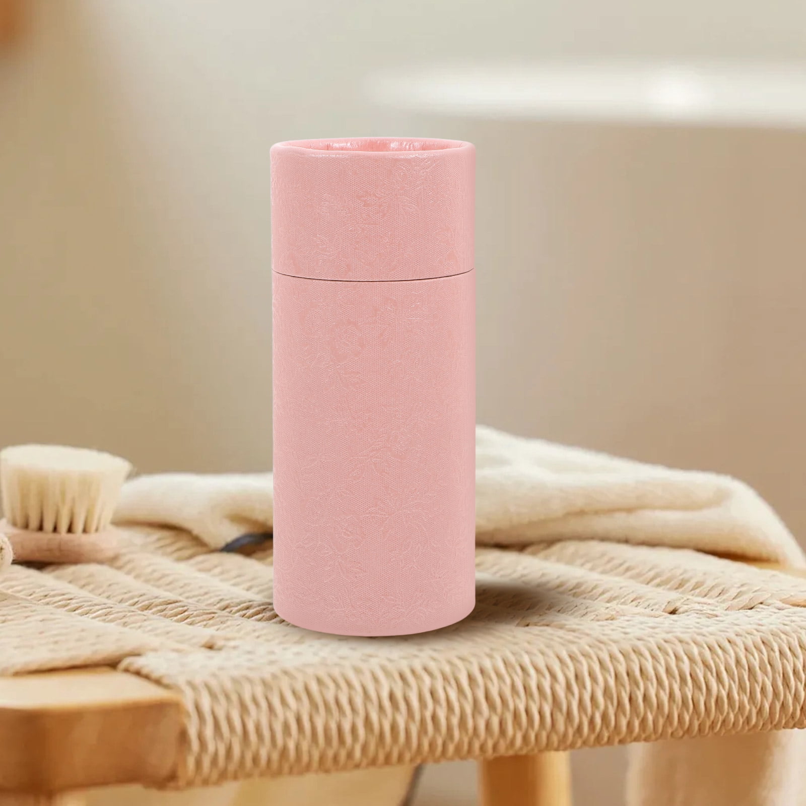 QIFULL Paper Cylinder Box Pink Round Cylindrical 10Pcs 4.6X2.0X2.0In ...