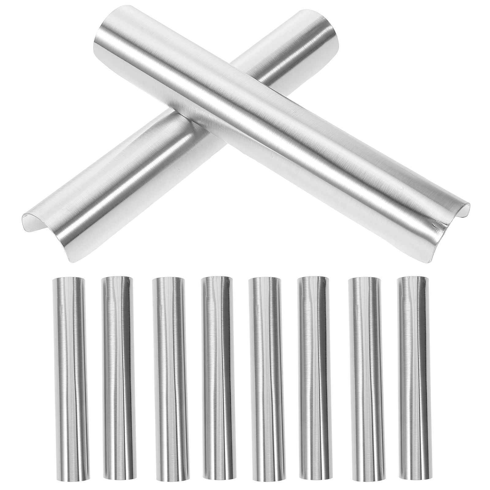 QIFULL Metallic Curtain Joint Curtain Rail Joints Silver 10Pcs ...