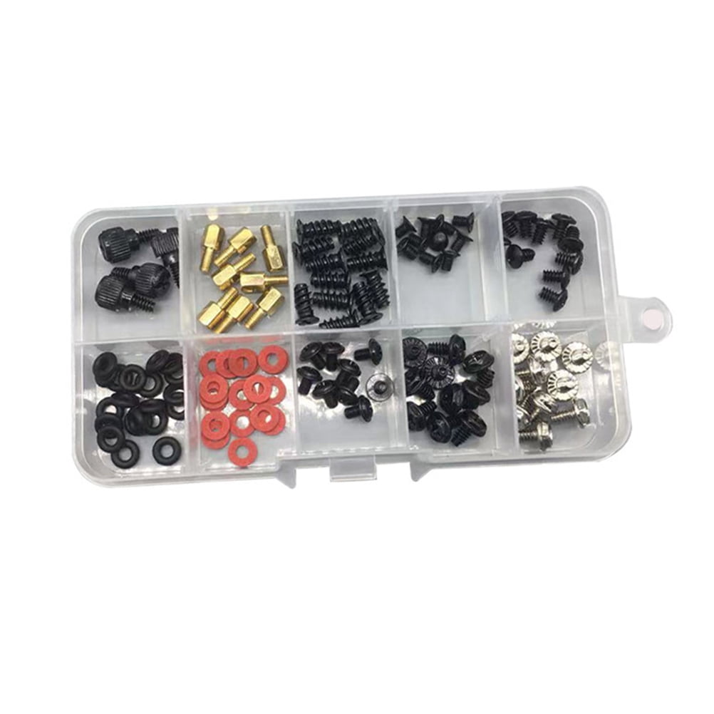 QIFULL Computer Chassis Screws Replacement Screws Metal 114 Pcs Back to ...