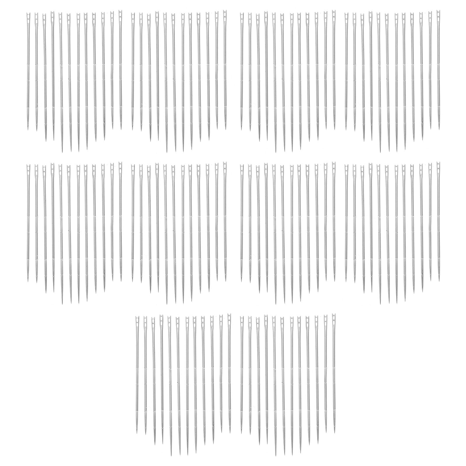 Siliaire 120Pcs Sewing Projects People with Poor Eyesight Silver Long ...