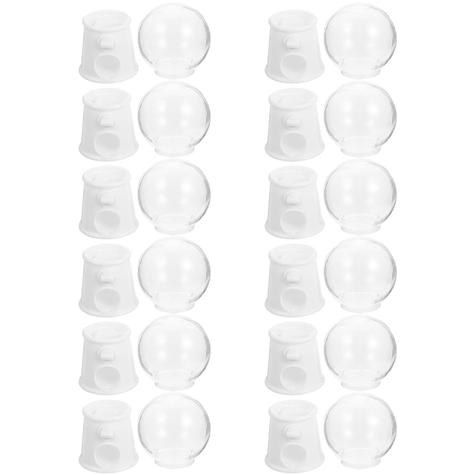 Siliaire 12Pcs Gumball Machine for Kids Portable Mini Candy Box Mini ...