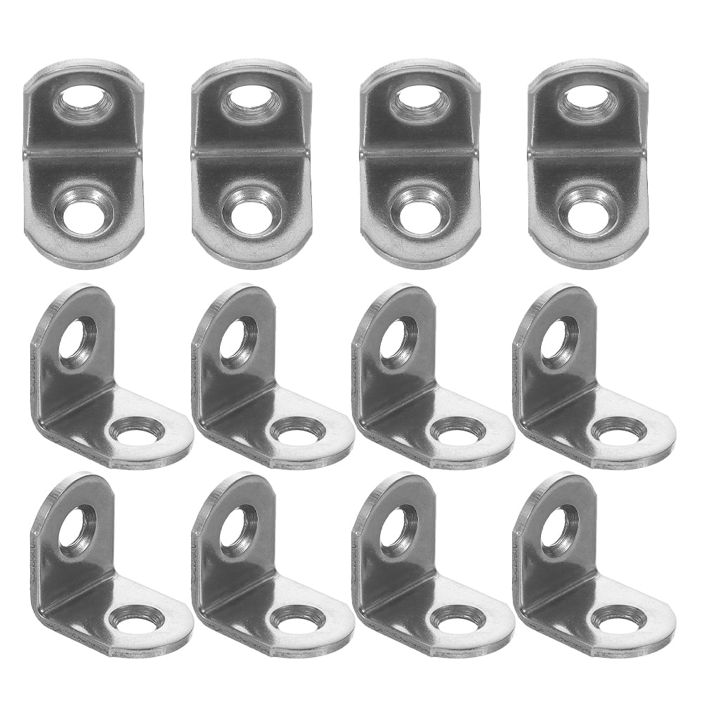 QIFULL Heavy Load Support Shelf Bracket L Bracket Stainless Steel ...