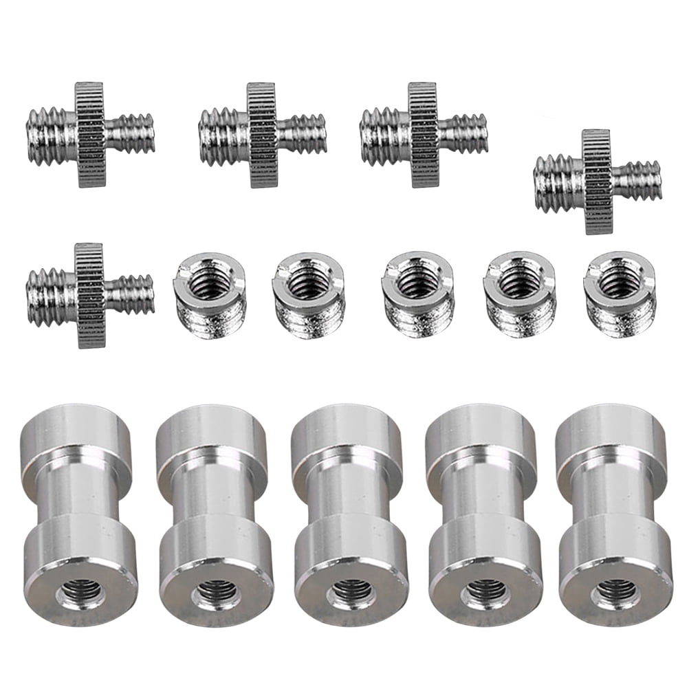 QIFULL 18Pcs Camera Mount Screw Adapter Durable Metal for Tripod and ...