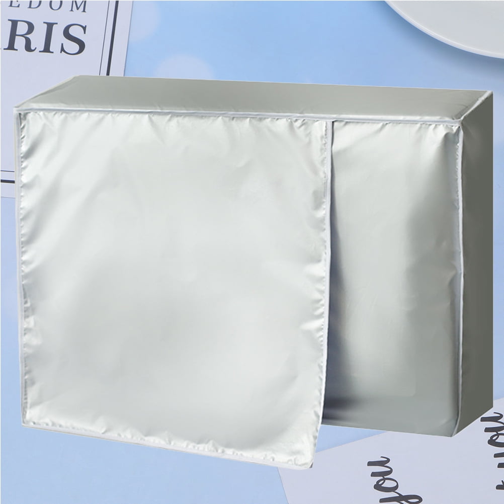 Siliaire 1Pack Air Conditioner Outdoor Unit Cover Silver Polyester ...