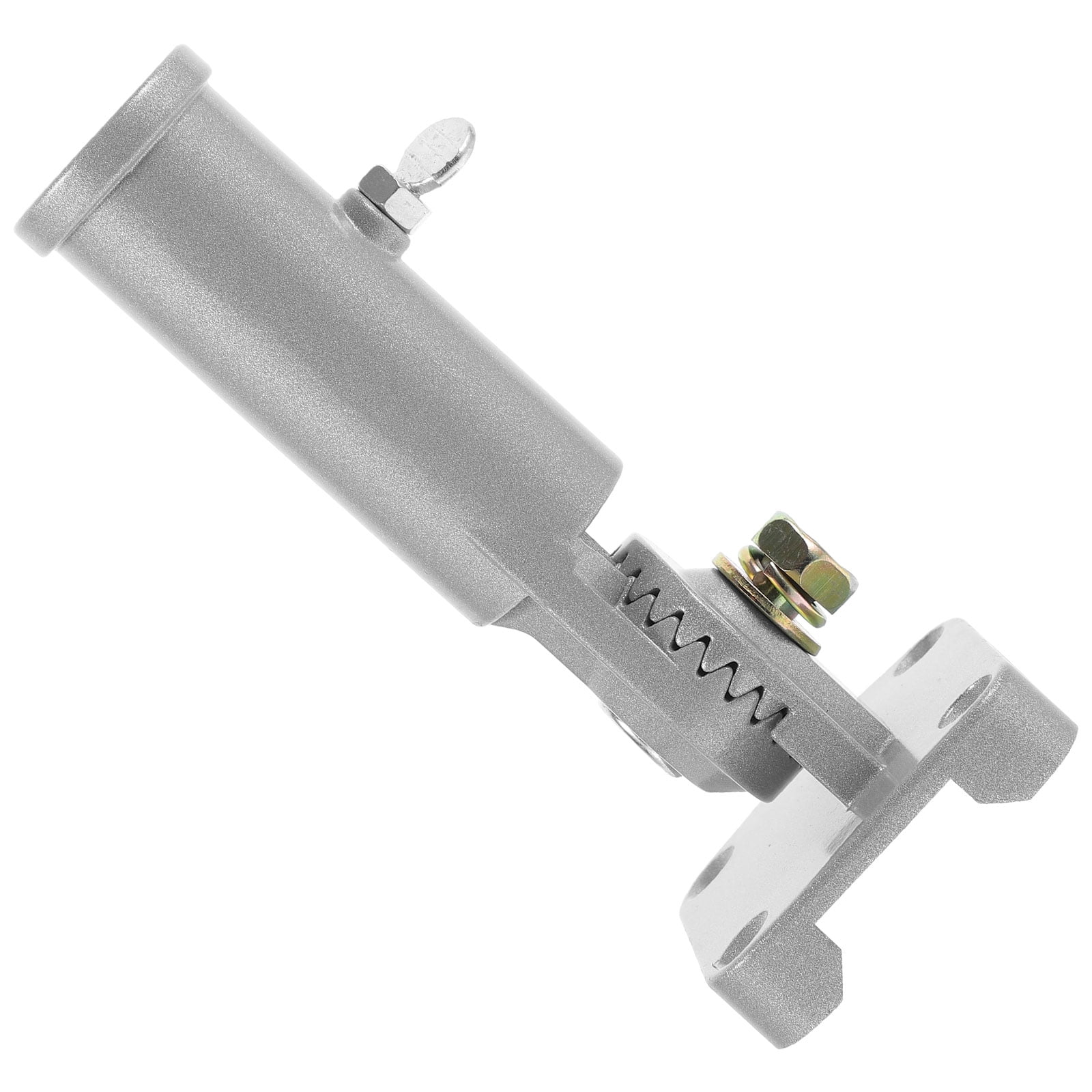 QIFULL 1Pc Practical White Aluminum Alloy Flag Pole Holder Wall Mount ...