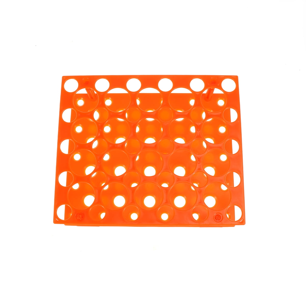 Siliaire 1Pack Lab Tube Racks Orange For Laboratory Use 8.1in x 6.8in x ...