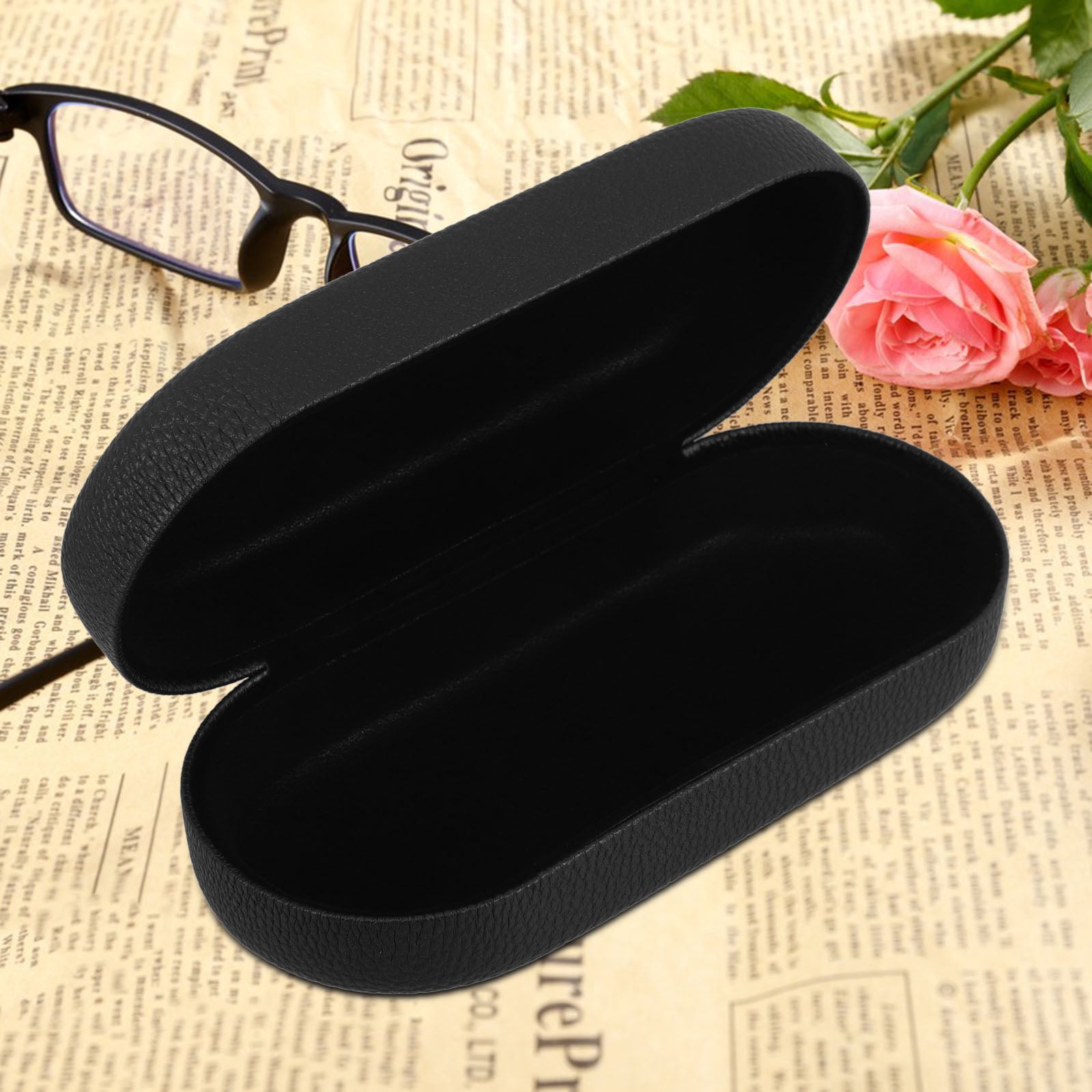 Siliaire 1Pack Portable Metal Eyeglasses Storage Case For Eyeglass And ...