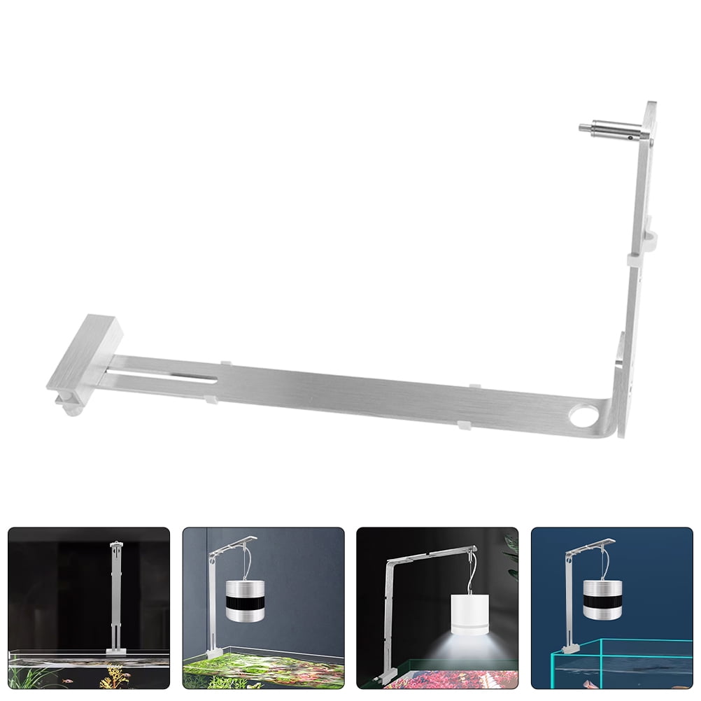 QIFULL Aquarium Light Riser Silver 1Set Sleek and Modern Design 16.1X10 ...