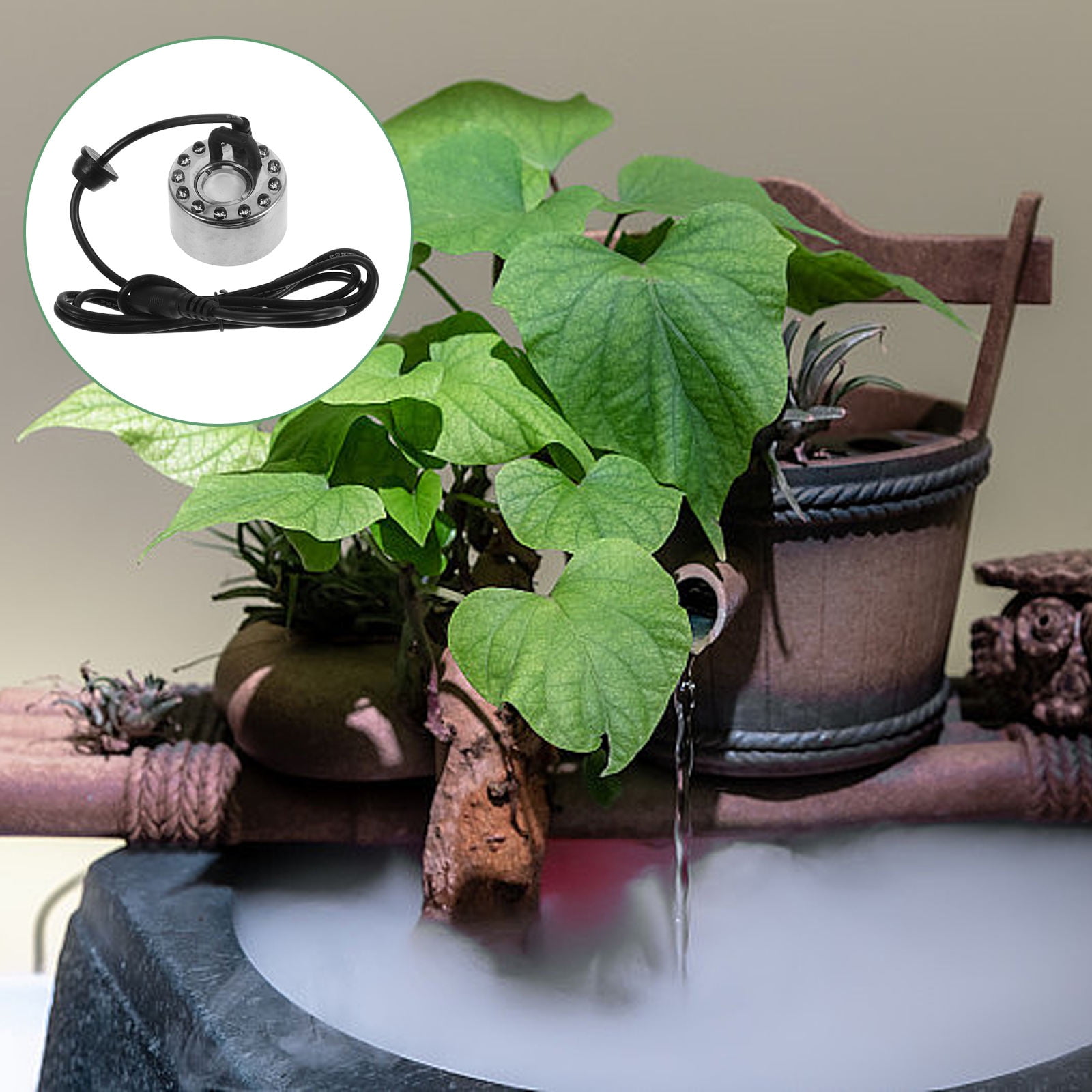 Siliaire 1Pcs Tiny Fog Machine Mist Maker Fogger Efficiency for ...