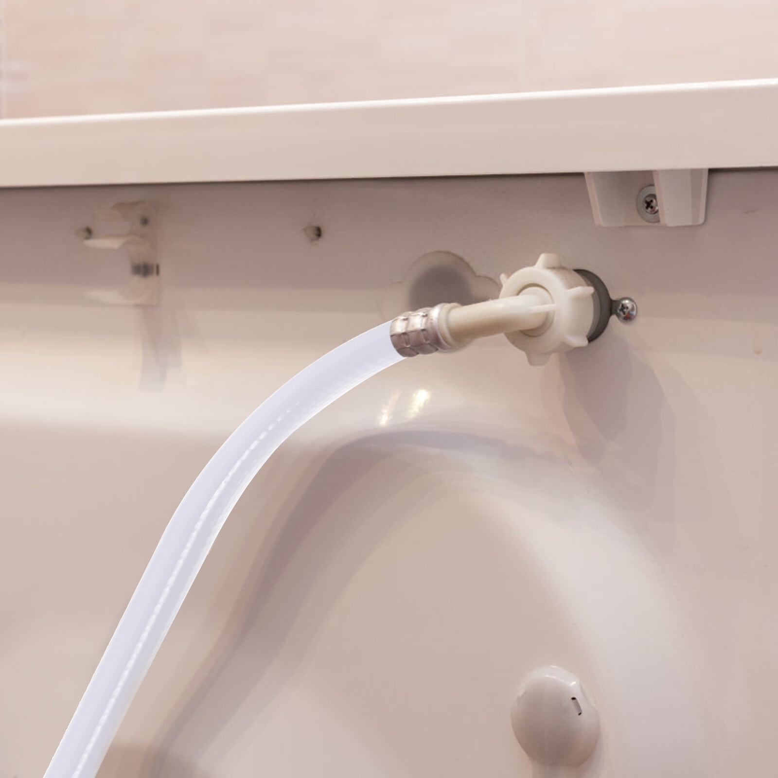 Siliaire 1Pcs White PVC Washing Machine Hose Connector for 300X2X2CM ...