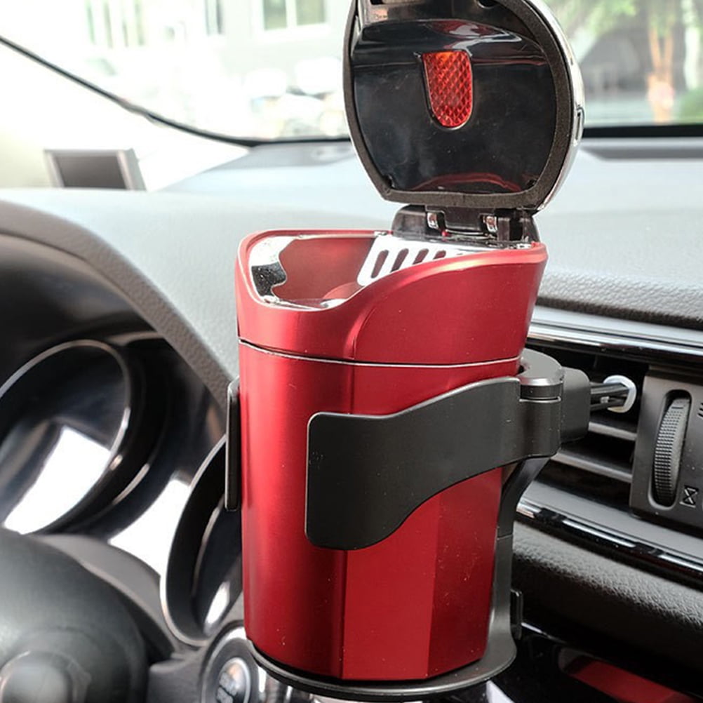 QIFULL Waterproof Black Plastic Car Cup Holder Adapter Universal Fit ...