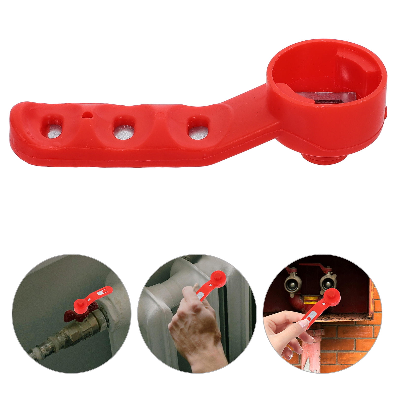 Siliaire 1Set Red Iron Ball Valve Handle For Hand Lever Valve Water ...