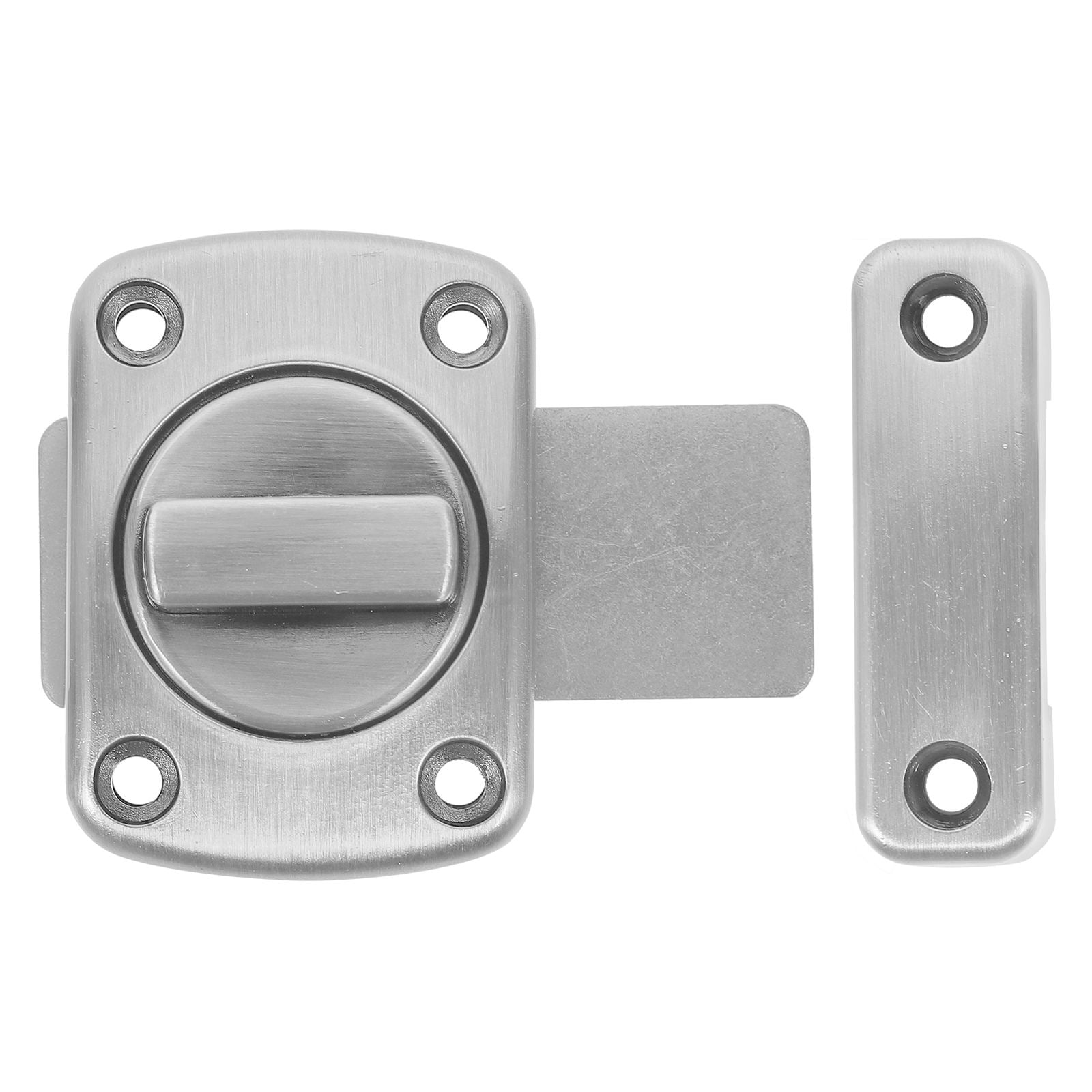 QIFULL Silver Zinc Alloy Slide Bolt Latch for Inside Door Home Security ...