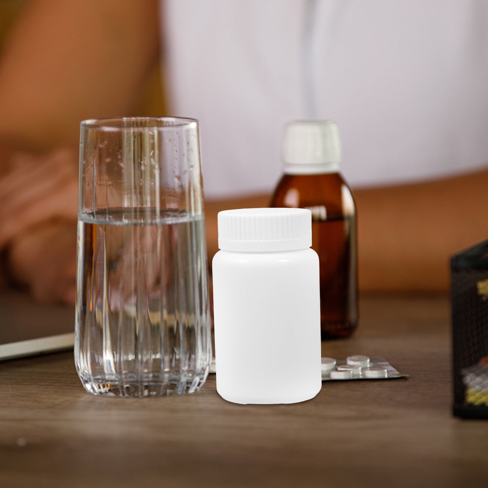 Siliaire 20Pcs Empty Plastic Pill Bottles with Easy Open for Adults 3 ...