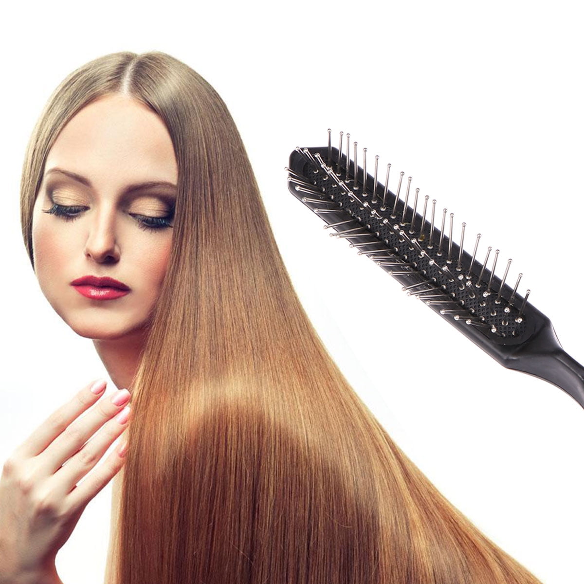 Siliaire 2Pcs Extensions Brush for Women with Steel Needle and Plastic ...