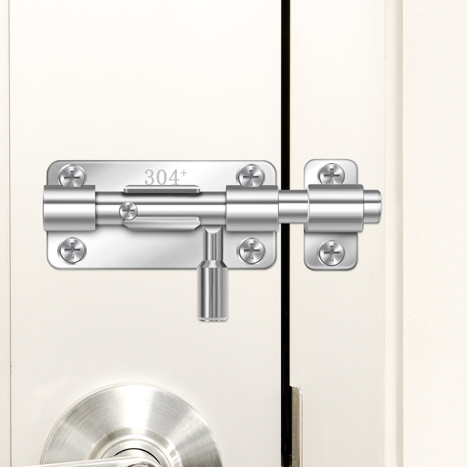 Siliaire 2Pcs Heavy Duty Gate Latches Stainless Steel Door Latch for ...