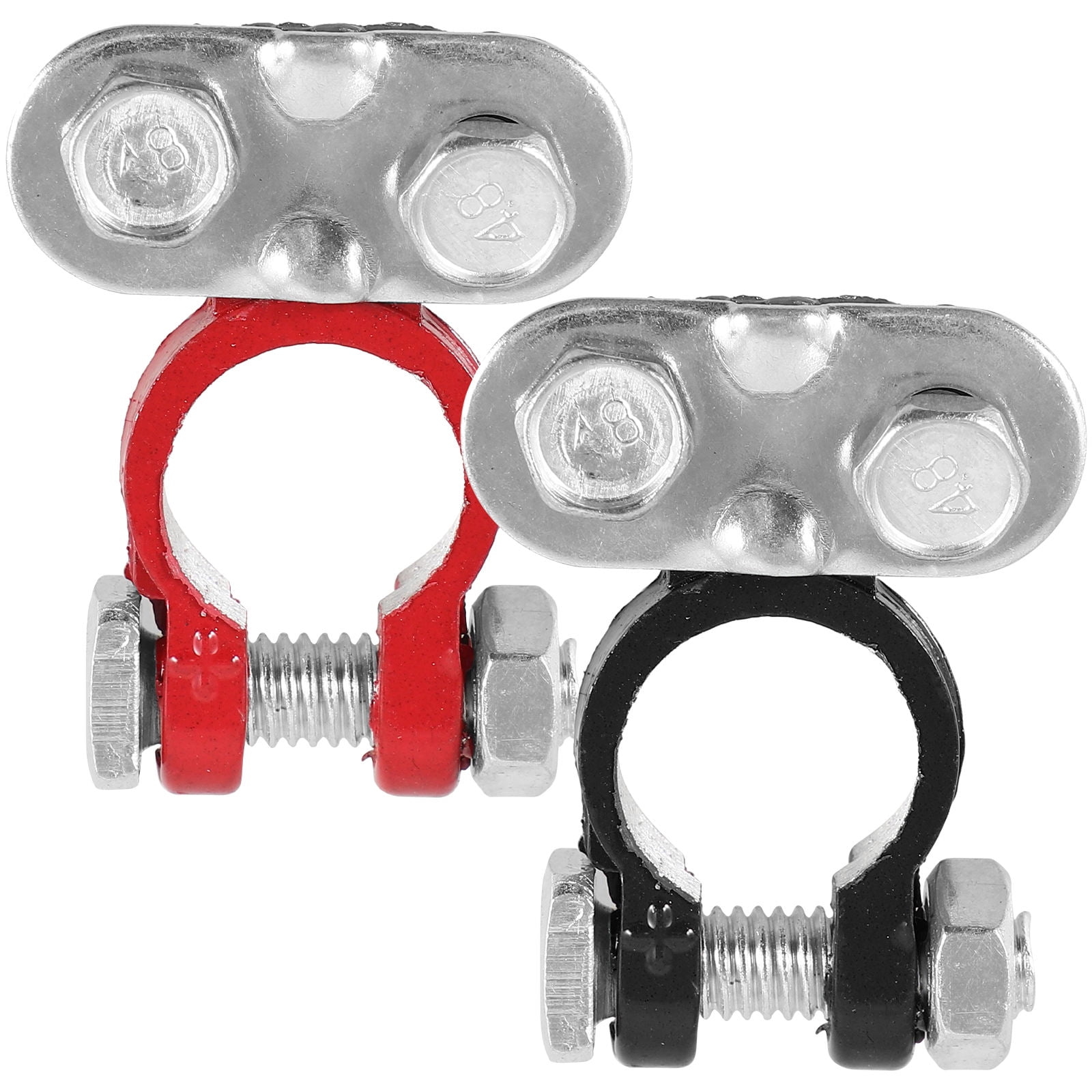 Siliaire 2Pcs Terminal Clamp for Car Battery Terminals with Threaded ...
