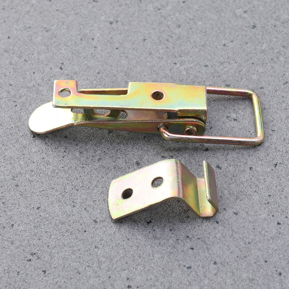Siliaire 2Sets Golden Spcc Trailer Ramp Door Latch for Security and ...