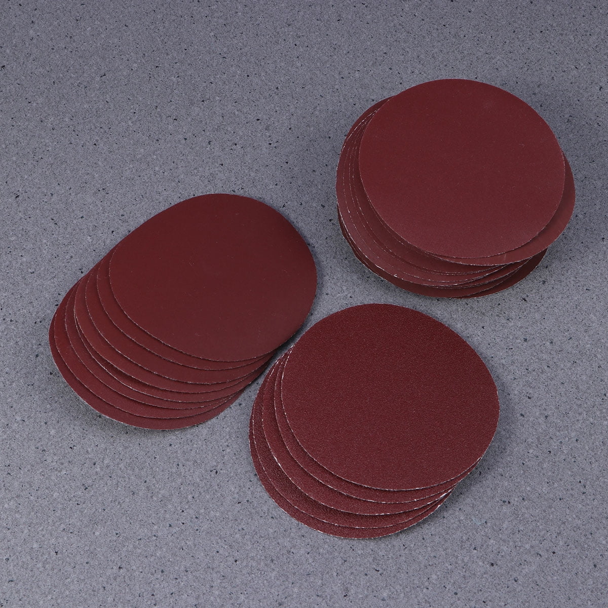 QIFULL Self-Stick Red Sanding Discs for Surface Conditioning and ...
