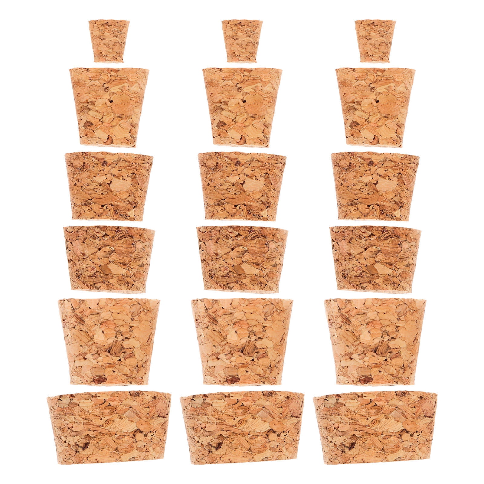 QIFULL Cork Stoppers Light Yellow 36Set 1.4X1.4X0.8in - Walmart.com