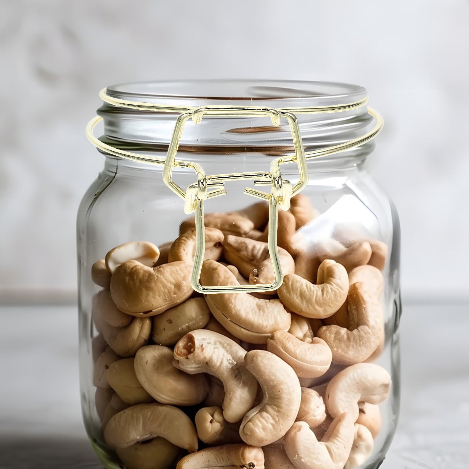 QIFULL Golden Fastening Buckle 3Pcs Food Storage - Walmart.com