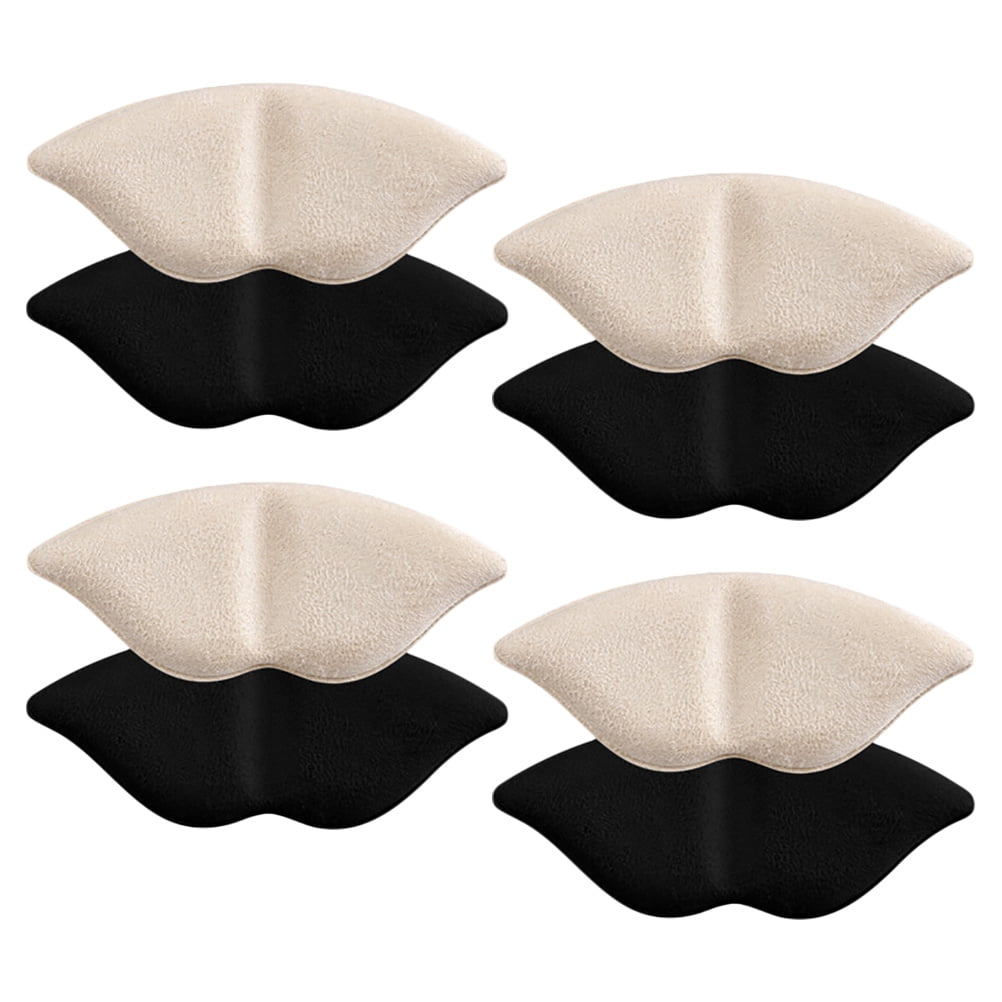 QIFULL 4Pairs Invisible Heel Grips Comfortable Heel Pads for Reducing ...