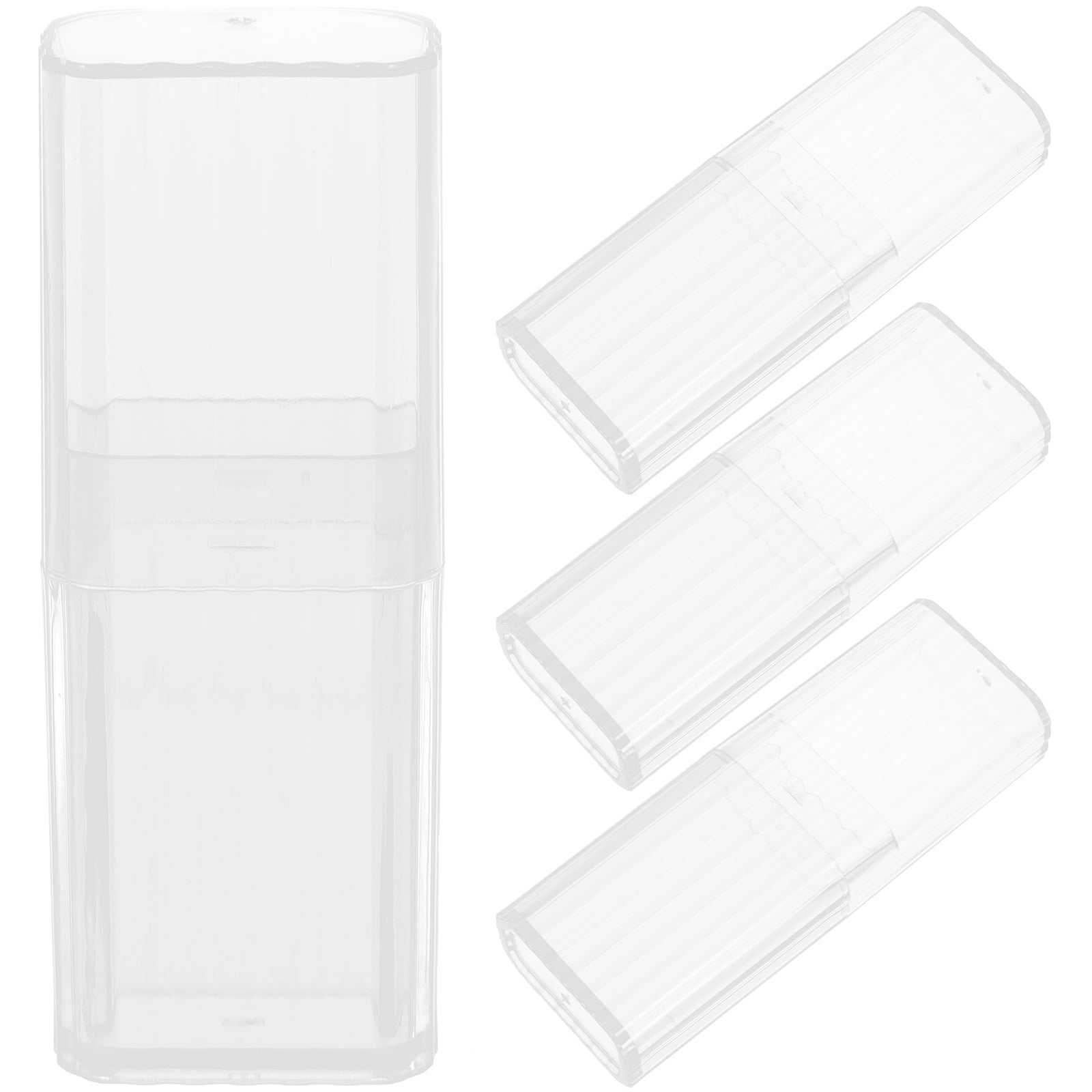 Siliaire 4 Pcs Wire Rack Cotton Swab Storage Box Stylish Toothpick ...