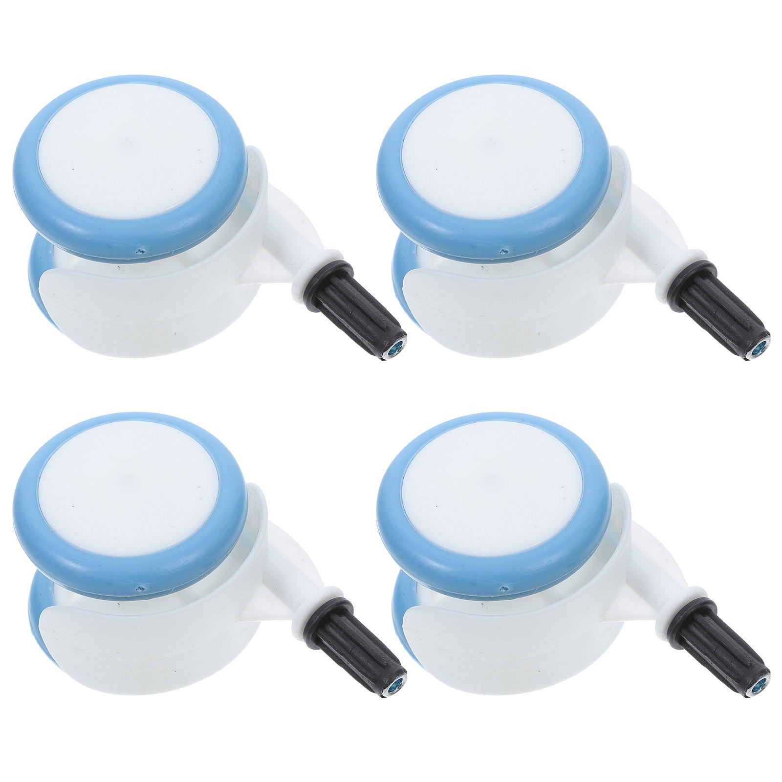 QIFULL Replacement Wheels For Walkers Plastic Rubber 4Pcs 3.6X2.2X2.2in ...