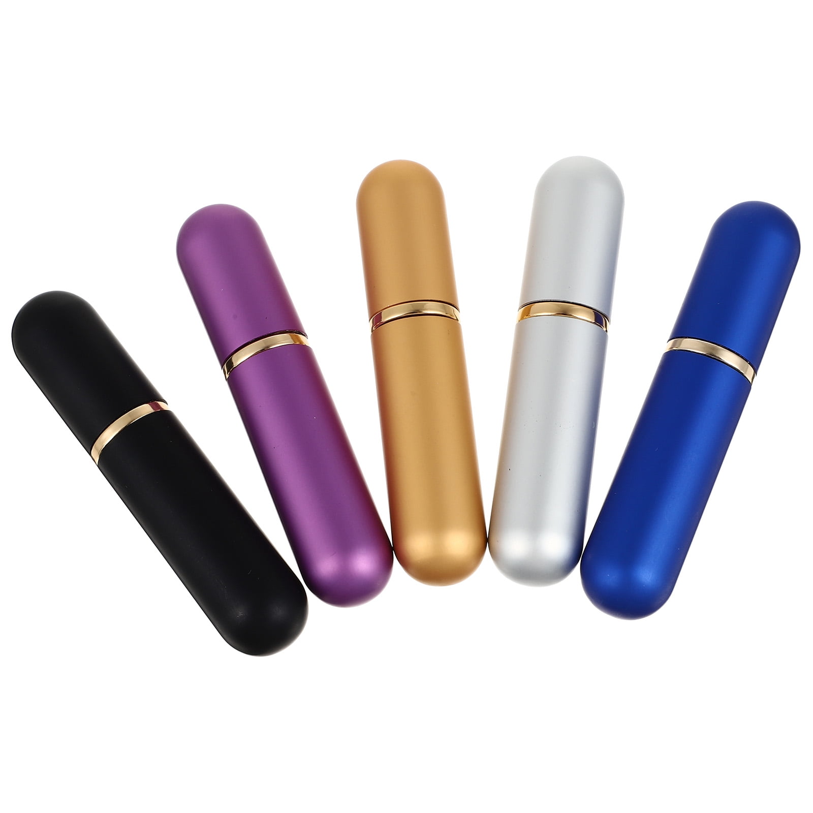 Siliaire 5 Pcs Perfume Refillable Bottle Assorted Color For Family ...